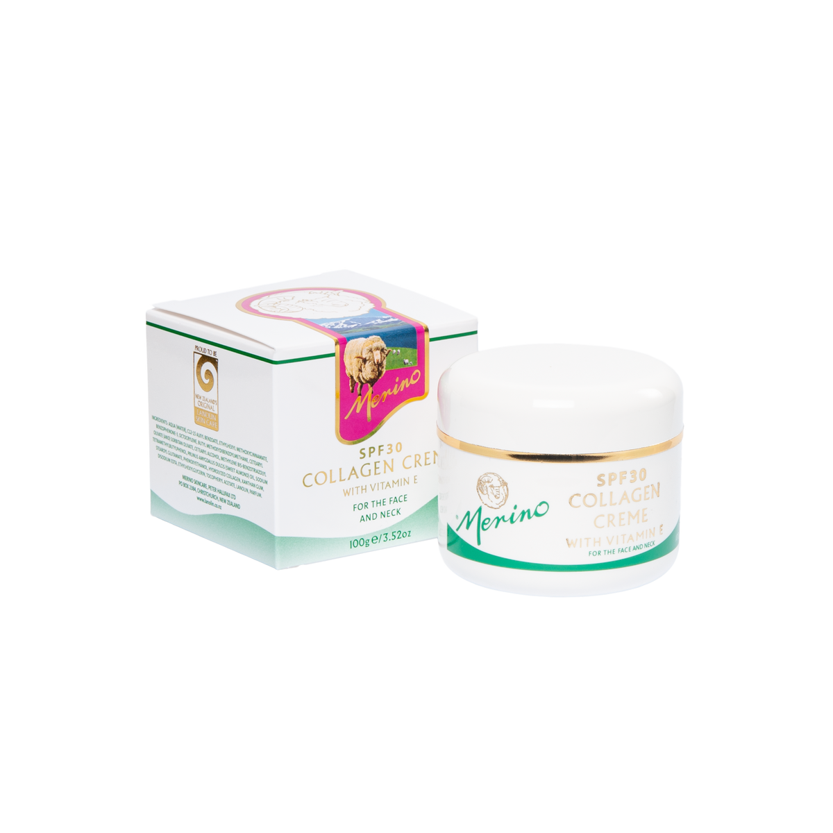 Merino Collagen Cream SPF30 100g – Merino Skincare